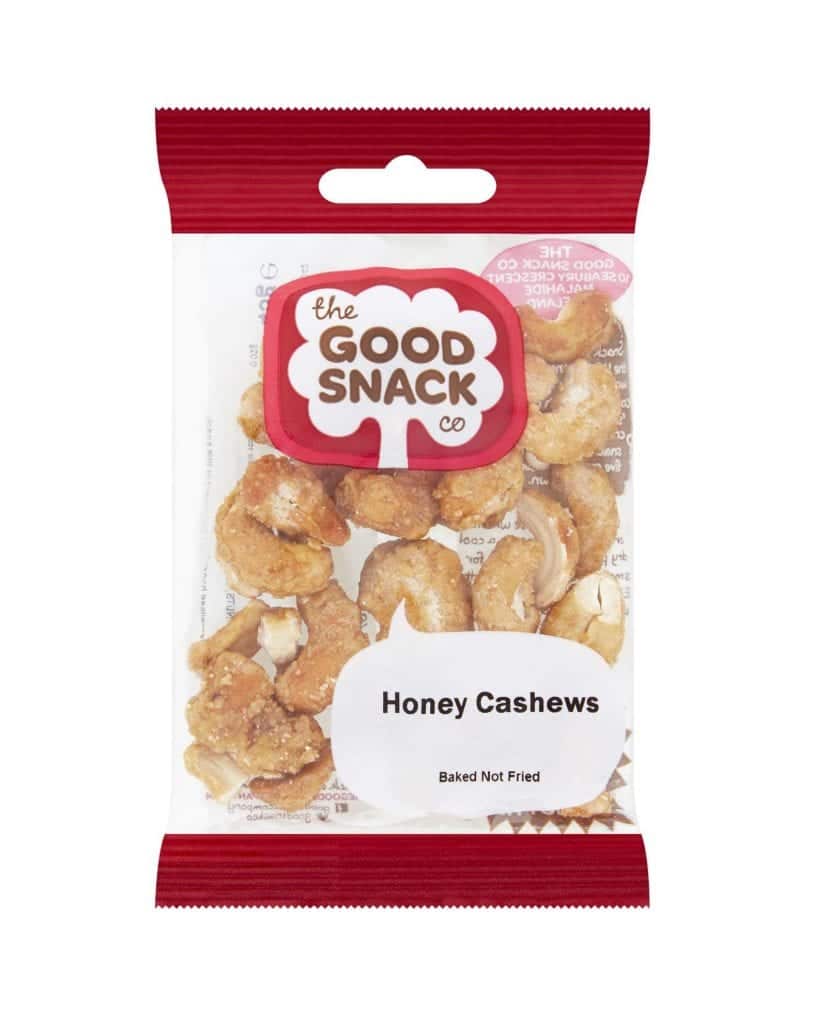 Honey Cashews - Savory Snacks - The Good Snack Company