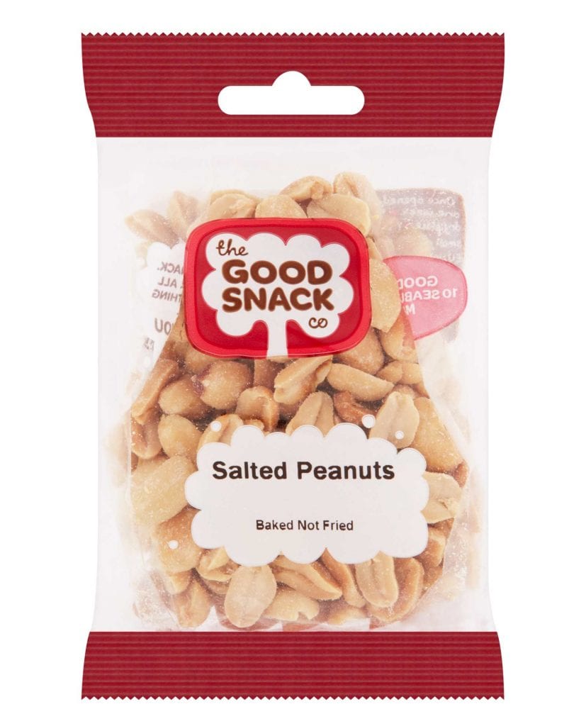Salted Peanuts - Healthy Snacks - The Good Snack Company